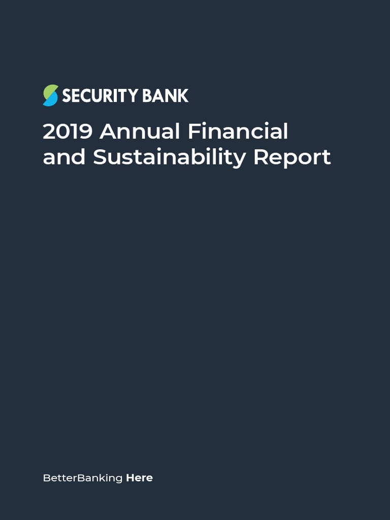 2019 Security Bank Annual Report | PDF