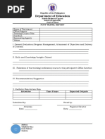 Post Travel Report for DepEd Training | PDF