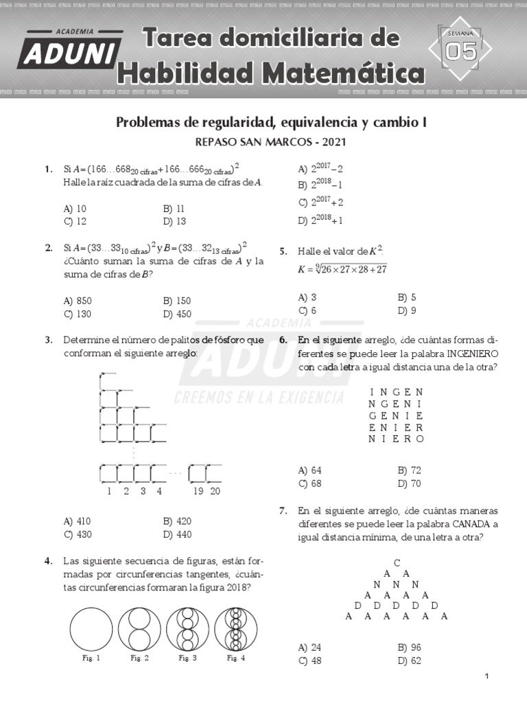 HM RSM Dom Sem5 | PDF | Reloj | Enseñanza de matemática