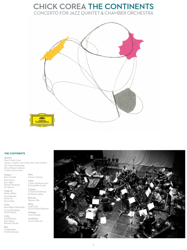 Digital Booklet - Corea - The Continents - Concerto For Jazz Quintet & Chamber Orchestra | PDF ...