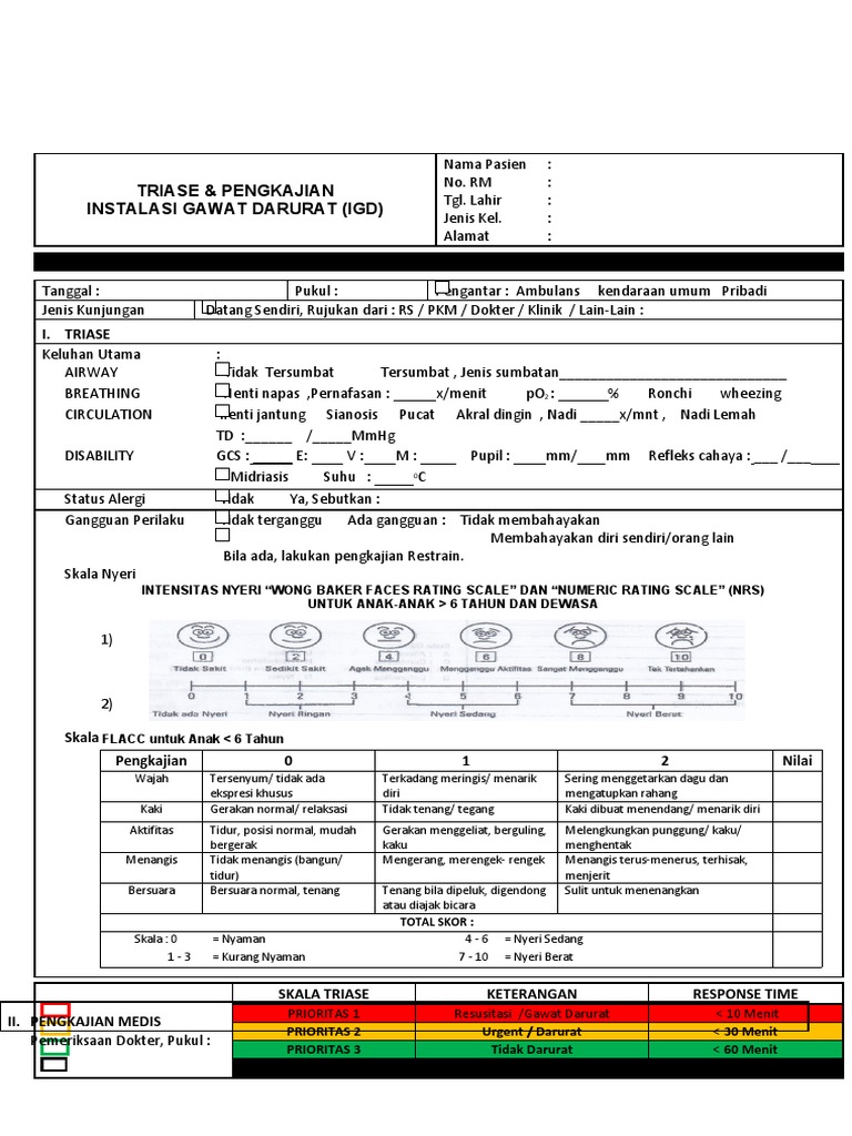 Pengkajian Triase | PDF
