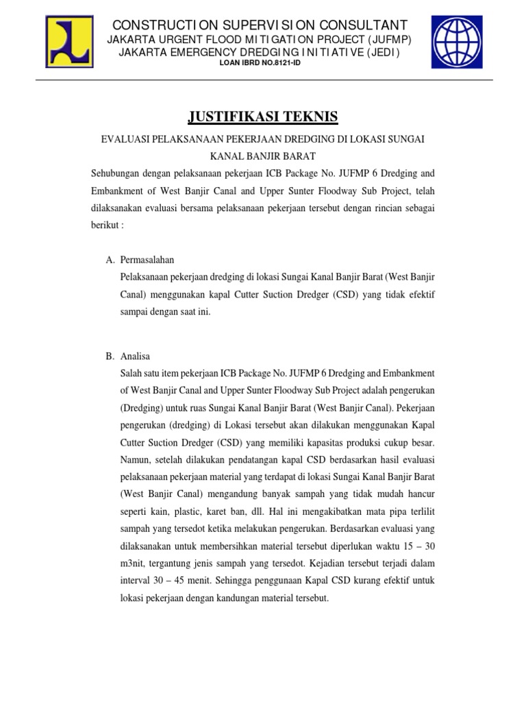 Justifikasi Teknis Indo | PDF