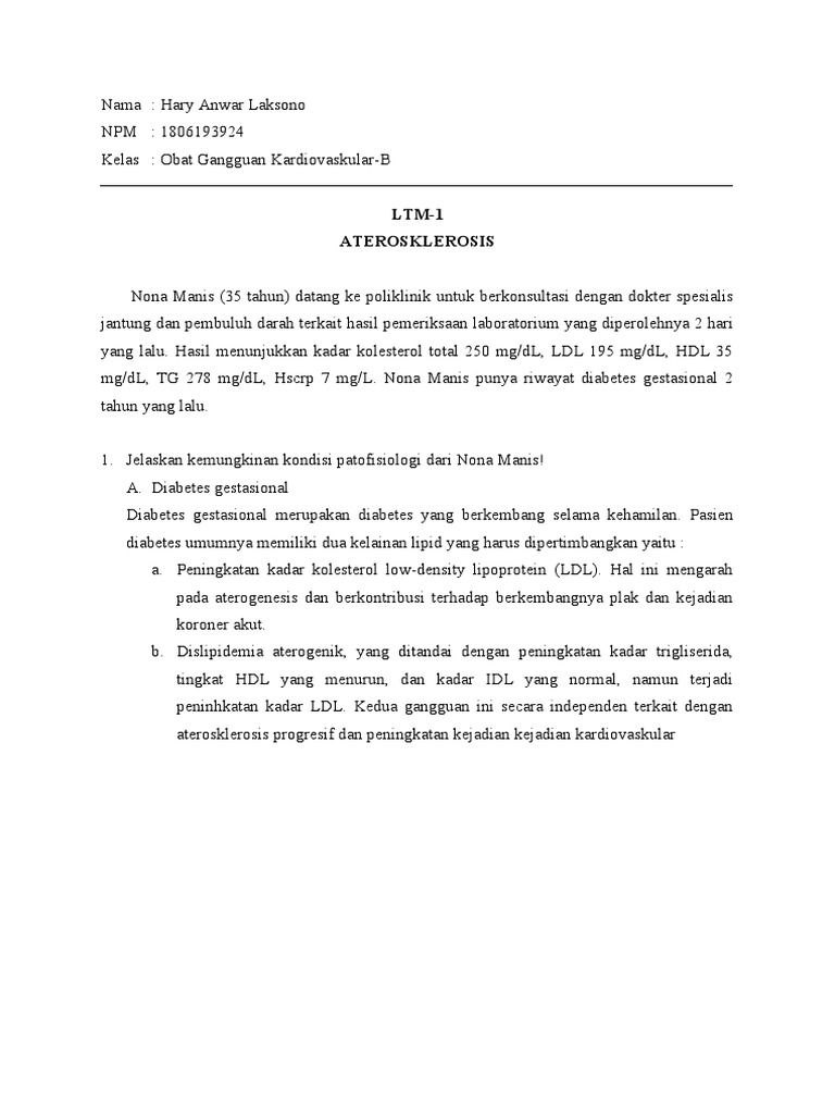 OGK LTM-3 Aterosklerosis | PDF