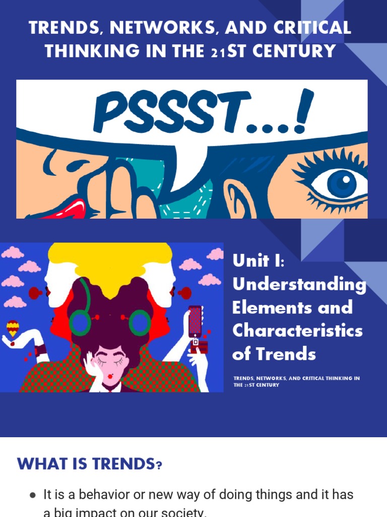 Trends Networks and Critical Thinking | PDF | Swot Analysis | Economies