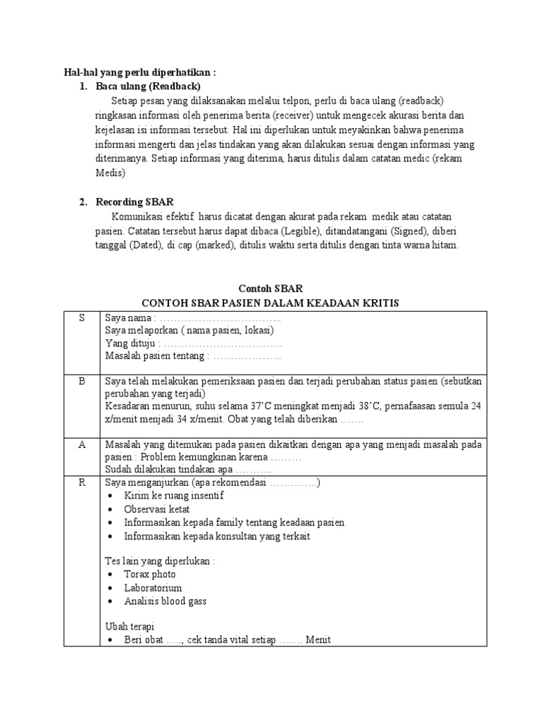 Pedoman Readback Pdf