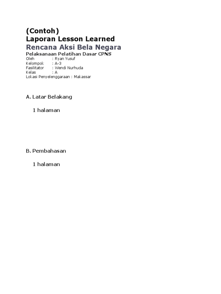 Contoh Draft Pdf