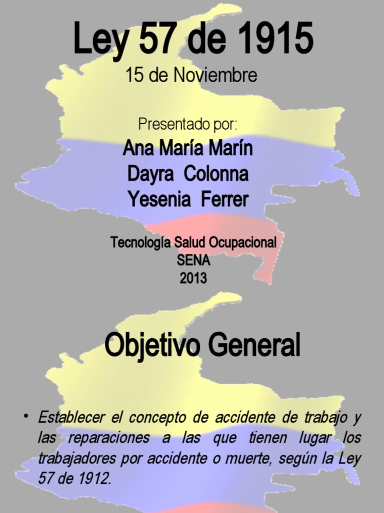 Ley 57 de 1915 | PDF | Salario