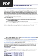 4.1.2 Indice de Reactividad Interpersonal | PDF | Sicología | Ciencias ...