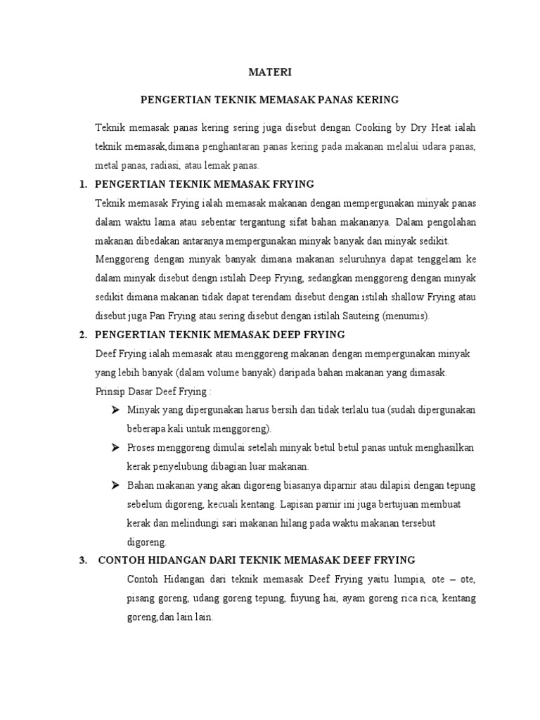 Teknik Memasak: Grilling dan Roasting | PDF | Teknologi & Rekayasa