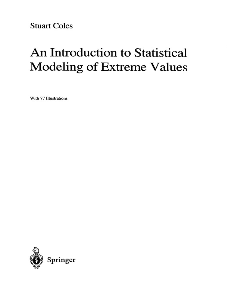 An Introduction To Statistical Modeling of Extreme V (Llues: Stuart ...