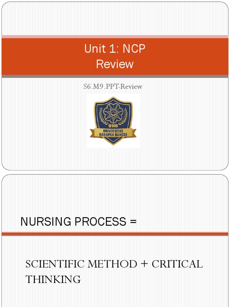 S6.M9.PPT - Review NCP | PDF | Cough | Pain