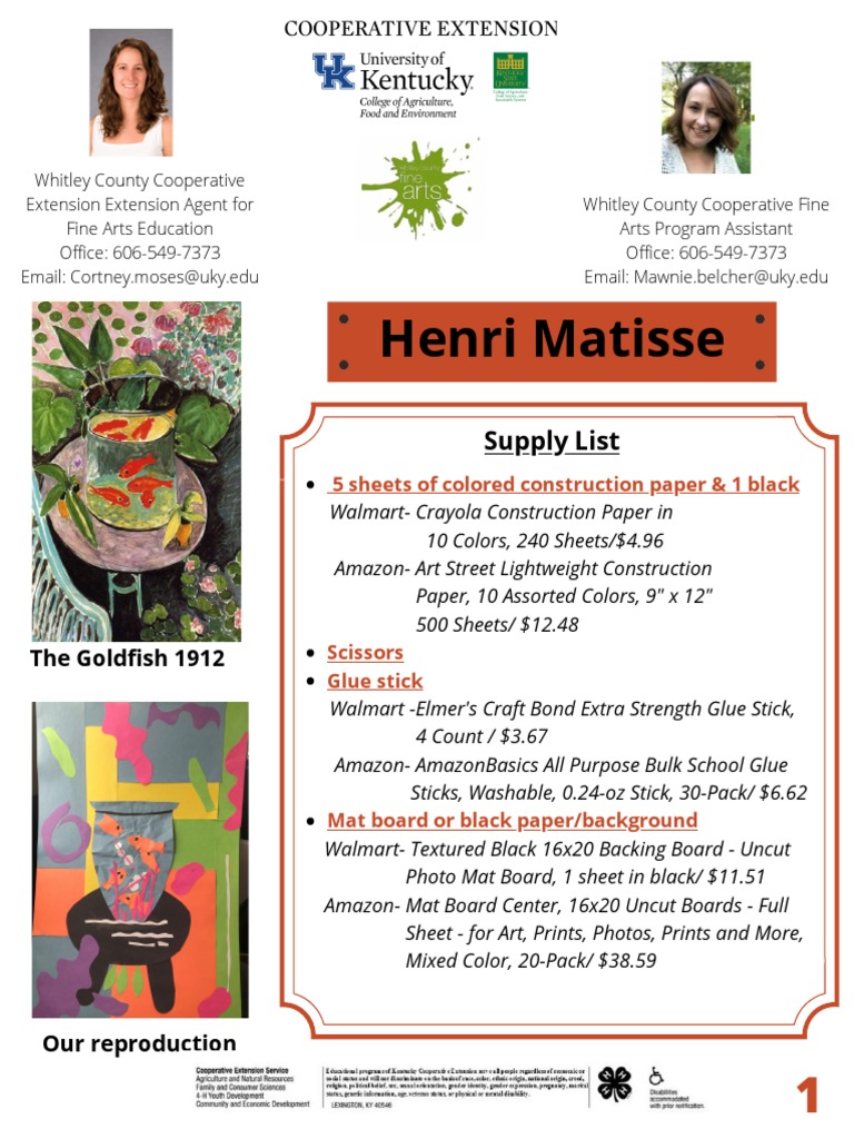 Henri Matisse PDF | PDF | Collage | Artistic Techniques