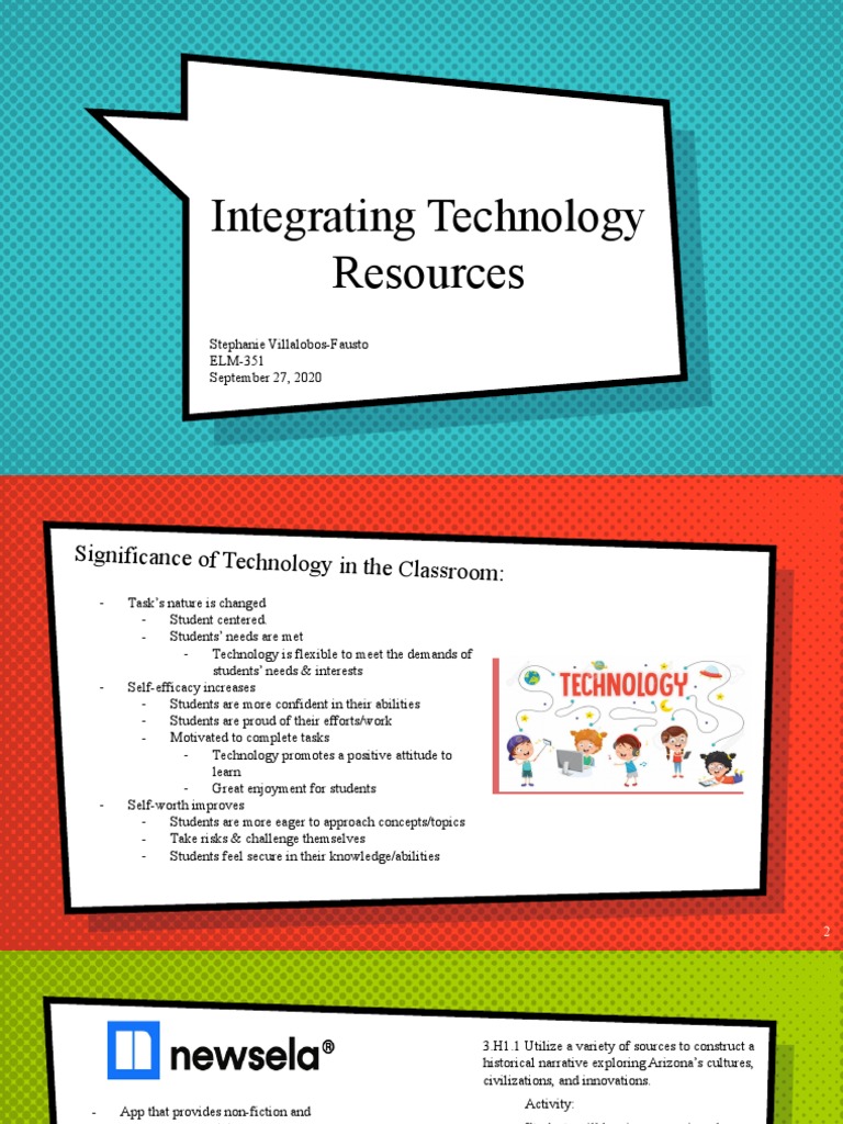 Elm-351 Integrating Technology Resources | PDF | Creativity | Narrative