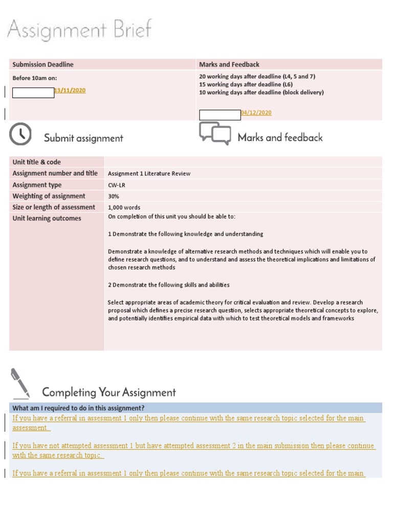 Preparation Assignment 1 Referral | PDF | Educational Assessment | Theory