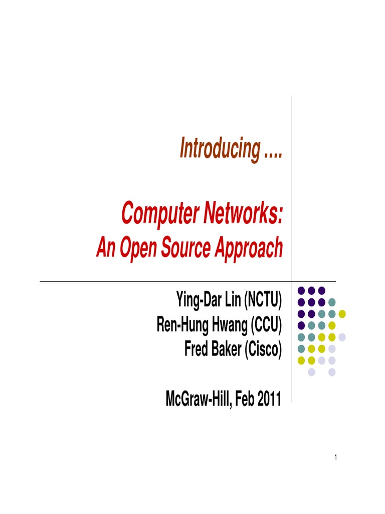 Puter Networks An Open Source Approach | PDF | Internet Protocol Suite ...