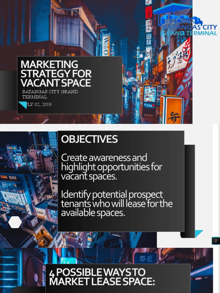 Marketing Strategy For Vacant Space | PDF