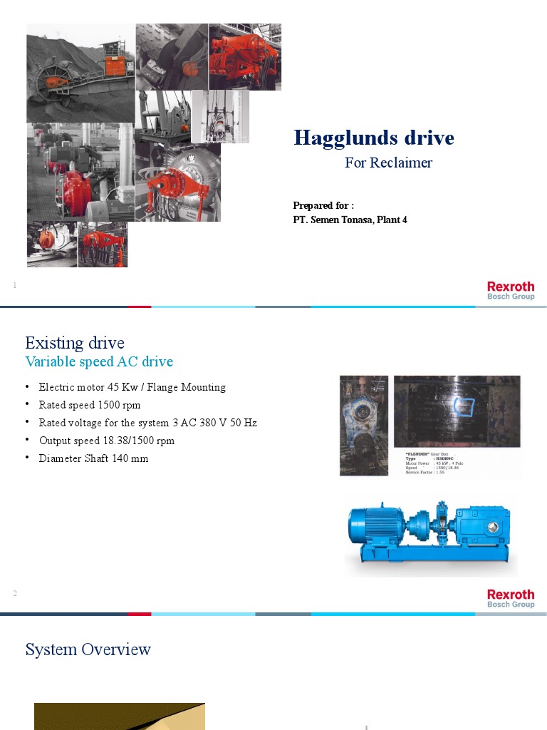 Hagglunds Drive: For Reclaimer | PDF