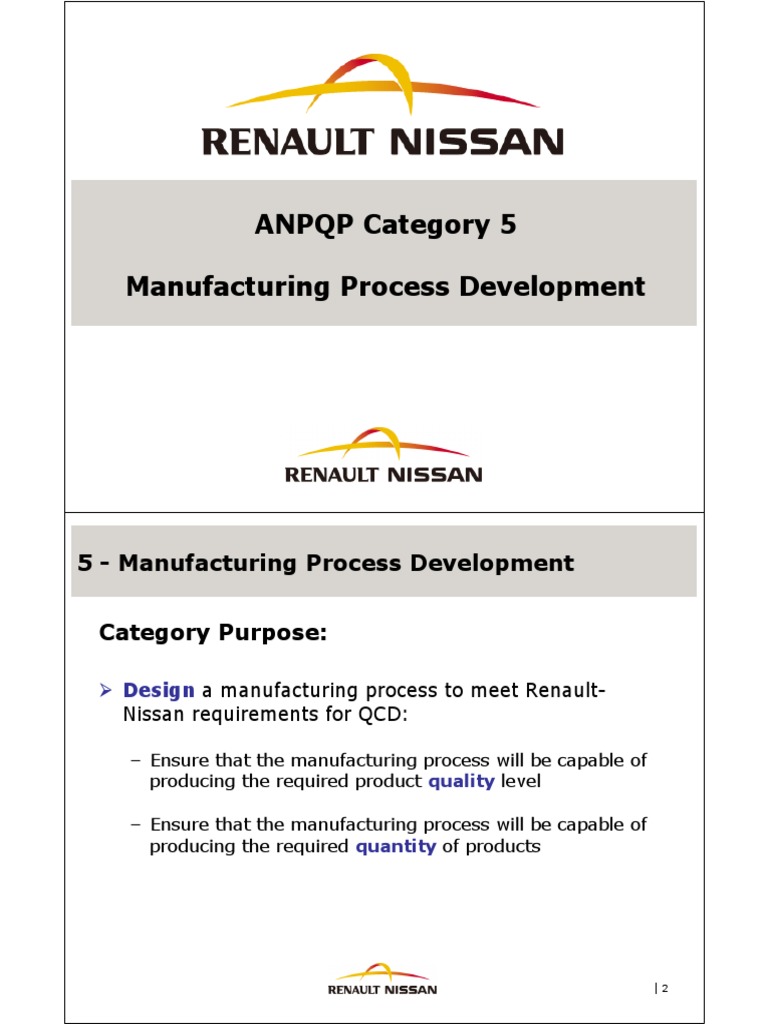 ANPQP - 3.0 - Category 5 | PDF | Quality Assurance | Specification ...