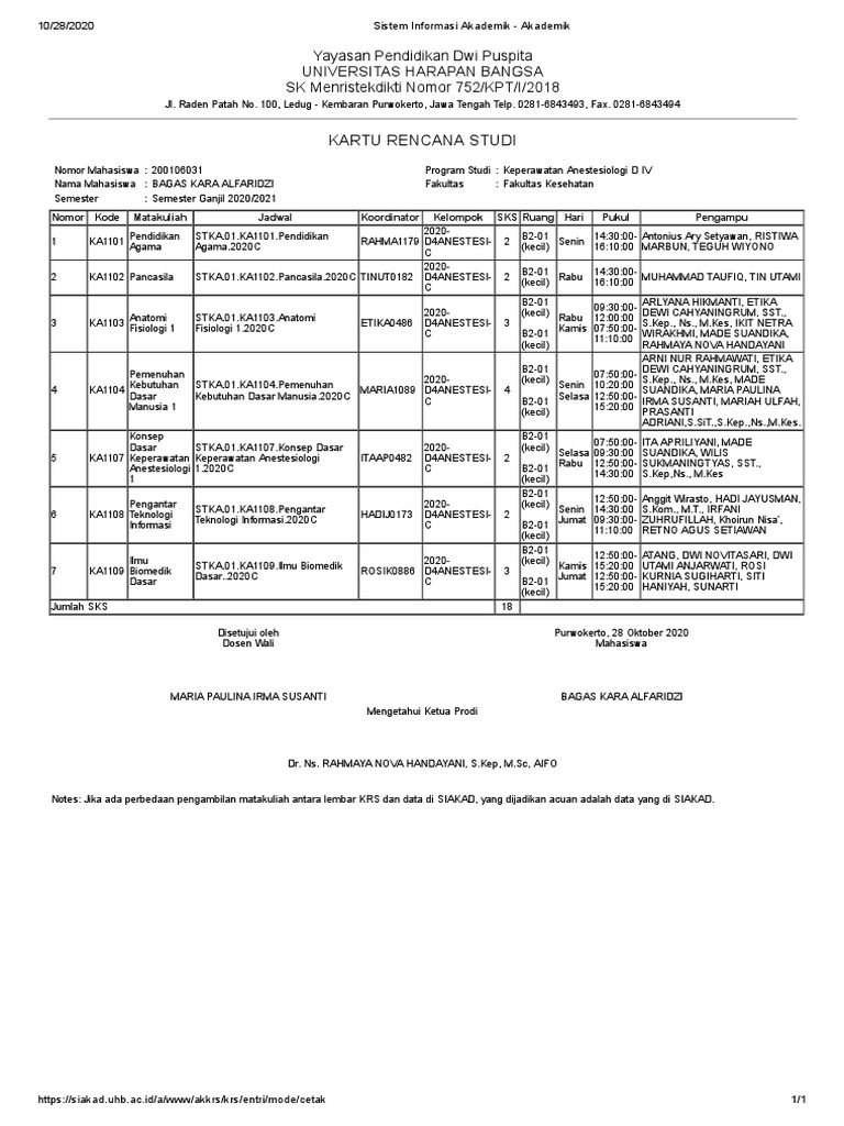 Sistem Informasi Akademik - Akademik | PDF
