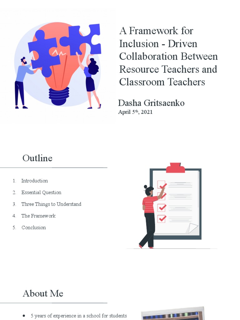 Epse 590 Presentation - Portfolio | PDF | Inclusion (Education) | Teachers