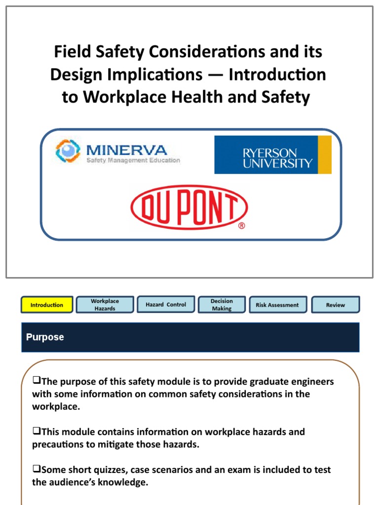 Field Safety Considerations and Its Design Implications | PDF ...