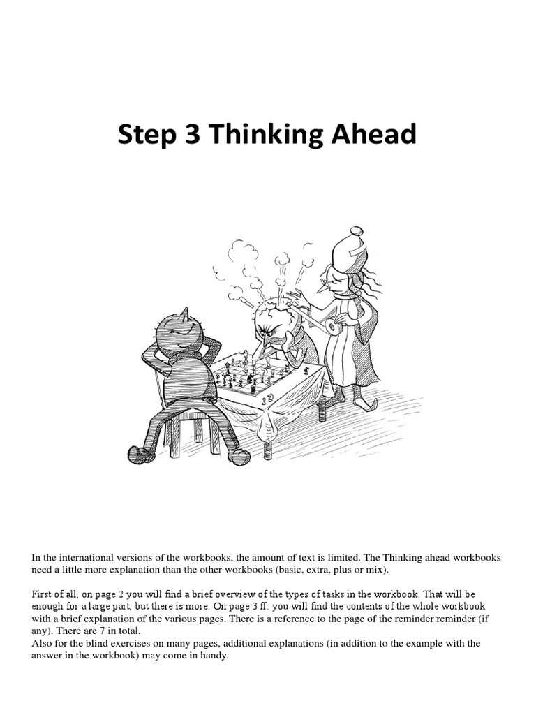 Step 3 Thinking Ahead | PDF | Traditional Games | Chess Theory