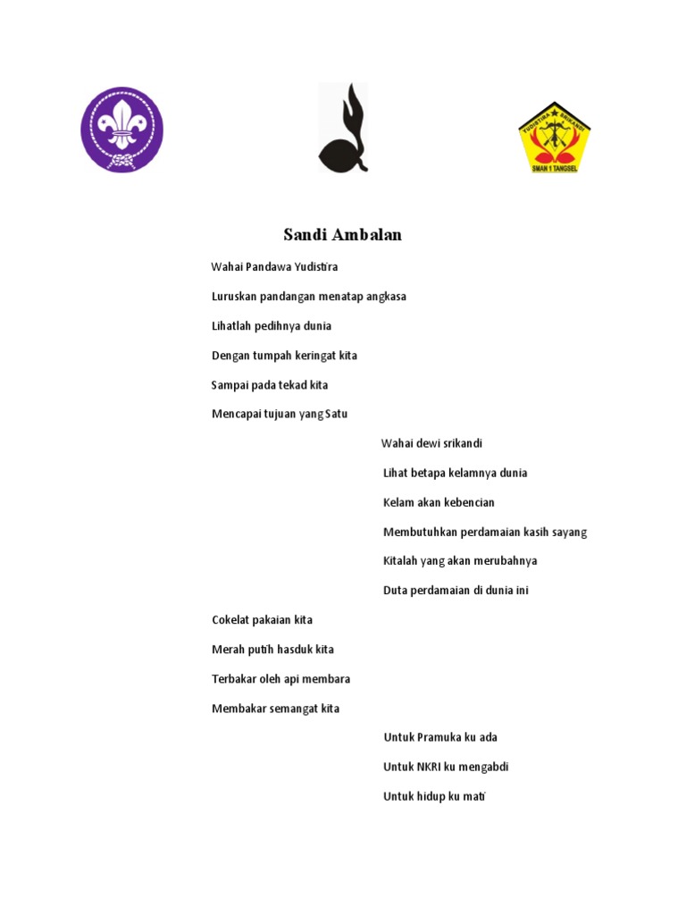 Sandi Ambalan | PDF