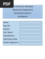 Memo MTC1501 Assessment 4 2022 | PDF | Machining | Crafts