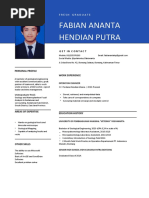 Contoh CV Simple | PDF | Geophysics | Geology