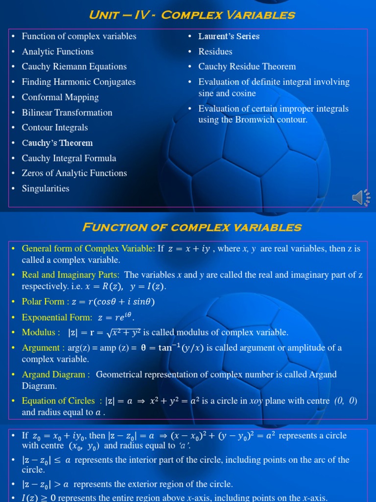 Complex Variables 1 Differentiation Pdf Holomorphic Function Complex Analysis