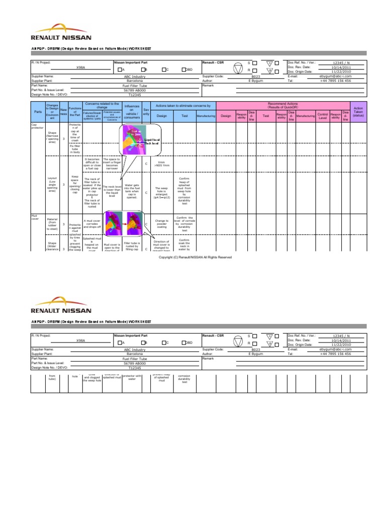 04262-En-30 DRBFM Worksheet Example | PDF | Rust | Corrosion