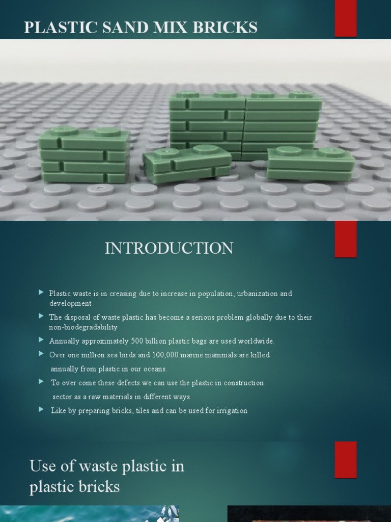 Plastic Sand Mix Bricks for Construction | PDF