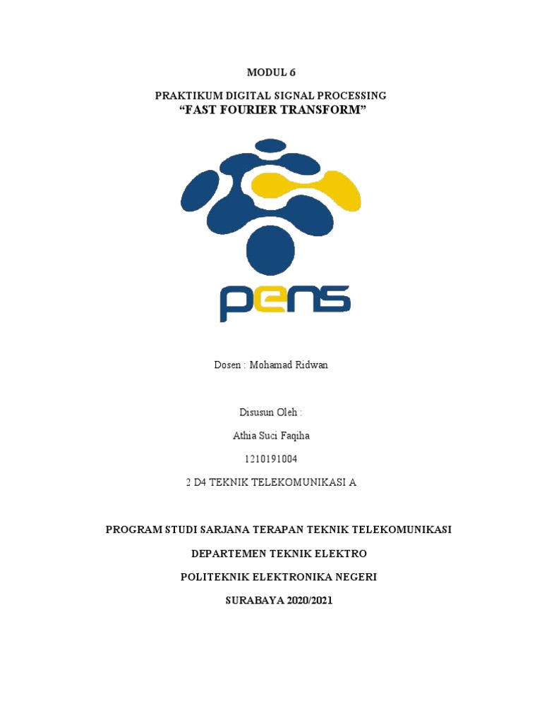 Praktikum Fast Fourier Transform DSP | PDF