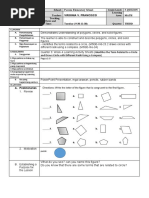 Cot Grade 4-Math | PDF | Area | Triangle