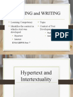 Hypertext and Intertext | PDF
