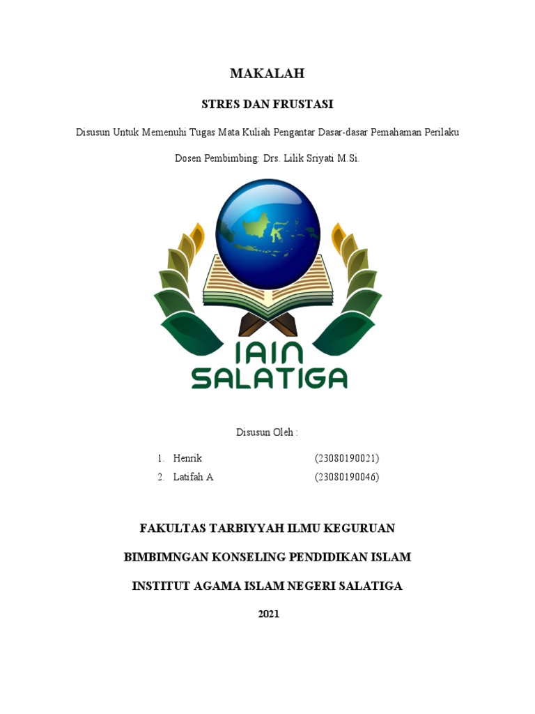 Mengatasi Stres dan Frustasi dalam Hidup | PDF | Karier & Perkembangan ...
