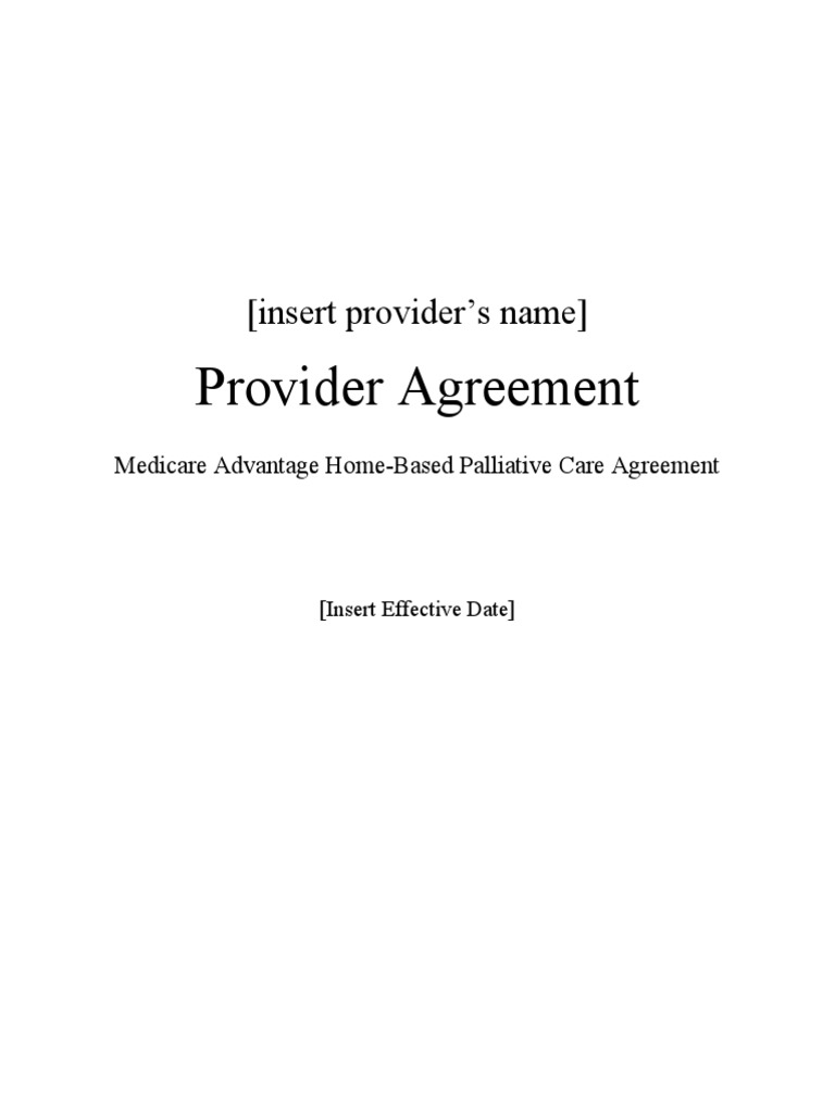 Payer - Provider Agreement | PDF | Health Insurance Portability And ...