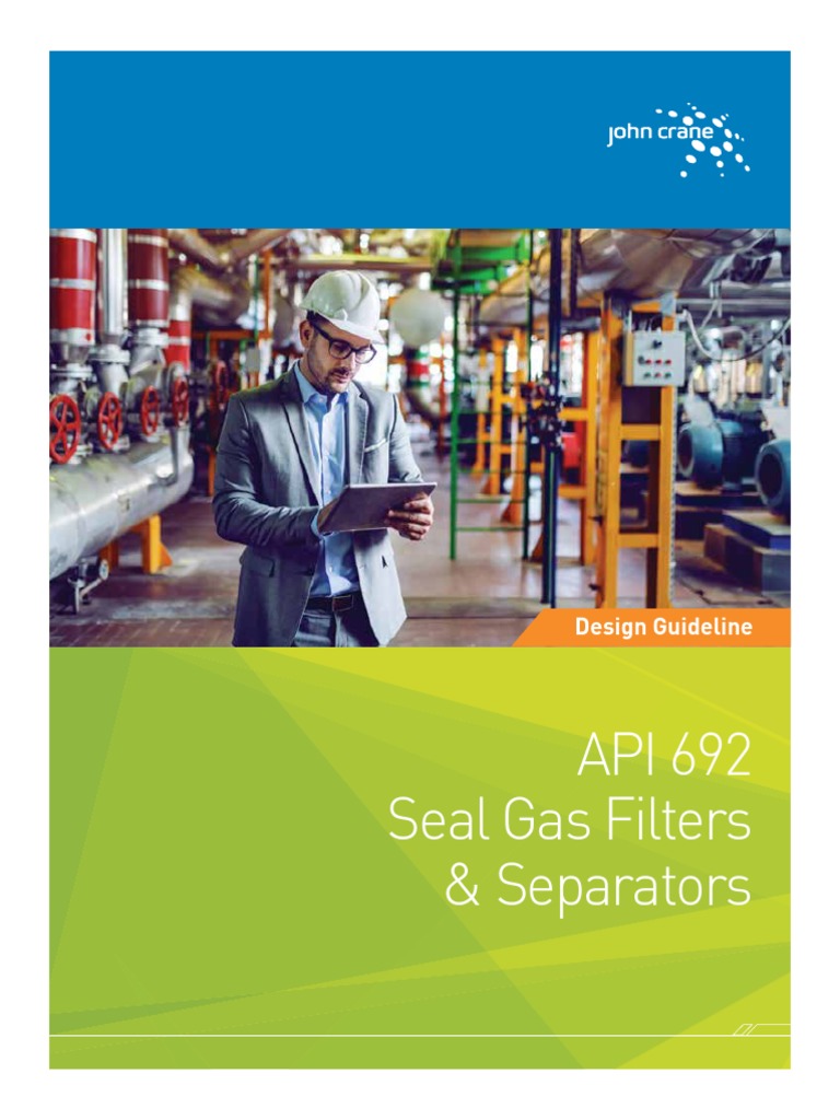 API 692 Seal Gas Filters & Separators | PDF | Filtration | Gases