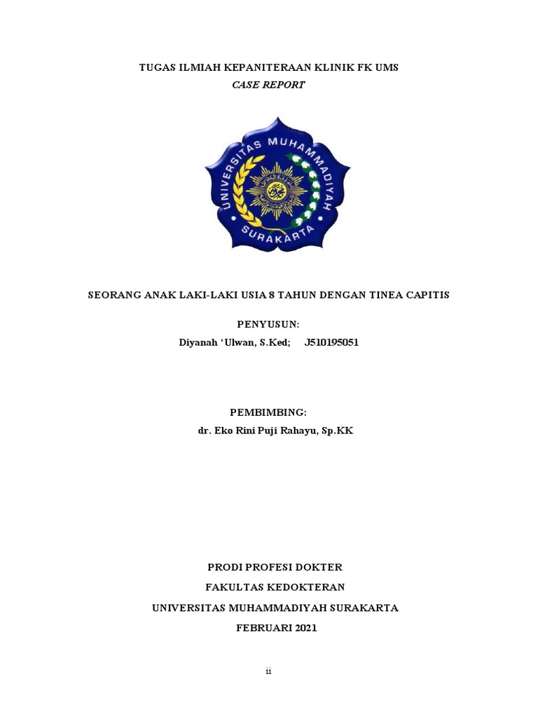 Tinea Capitis pada Anak Usia 8 Tahun | PDF