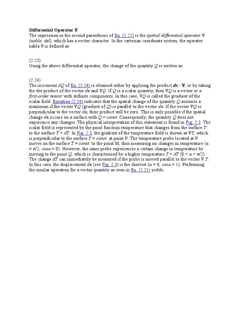 An In-Depth Explanation of the Differential Operator Nabla (∇) and its ...