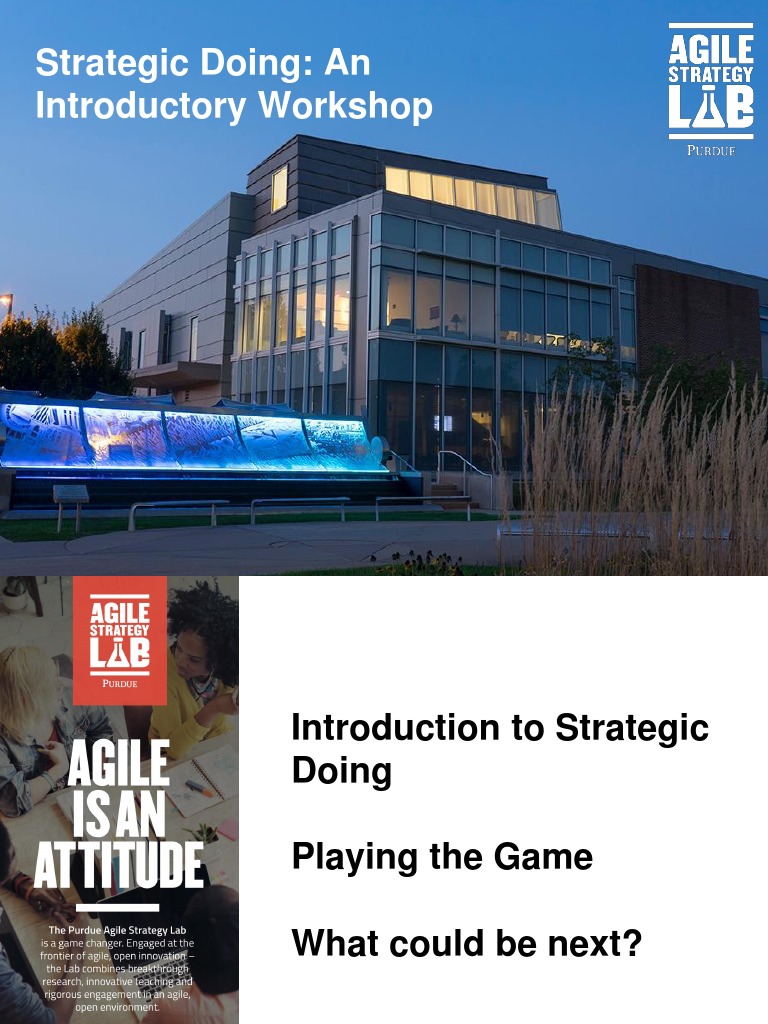 Strategic Doing: An Introductory Workshop | PDF | Innovation | Climate ...