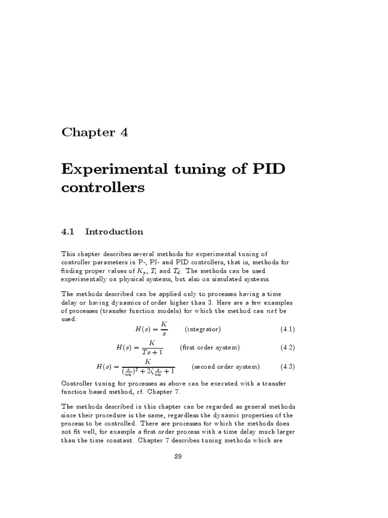 Pid Tuning | Download Free PDF | Control Theory | Systems Science