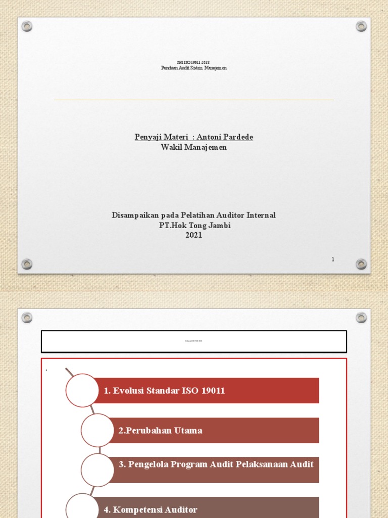Ringkasan ISO 19011. 2018 | PDF