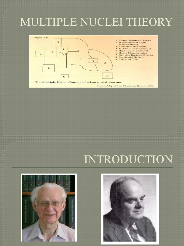 Multiple Nuclei Theory | PDF | Homogeneity And Heterogeneity | Suburb
