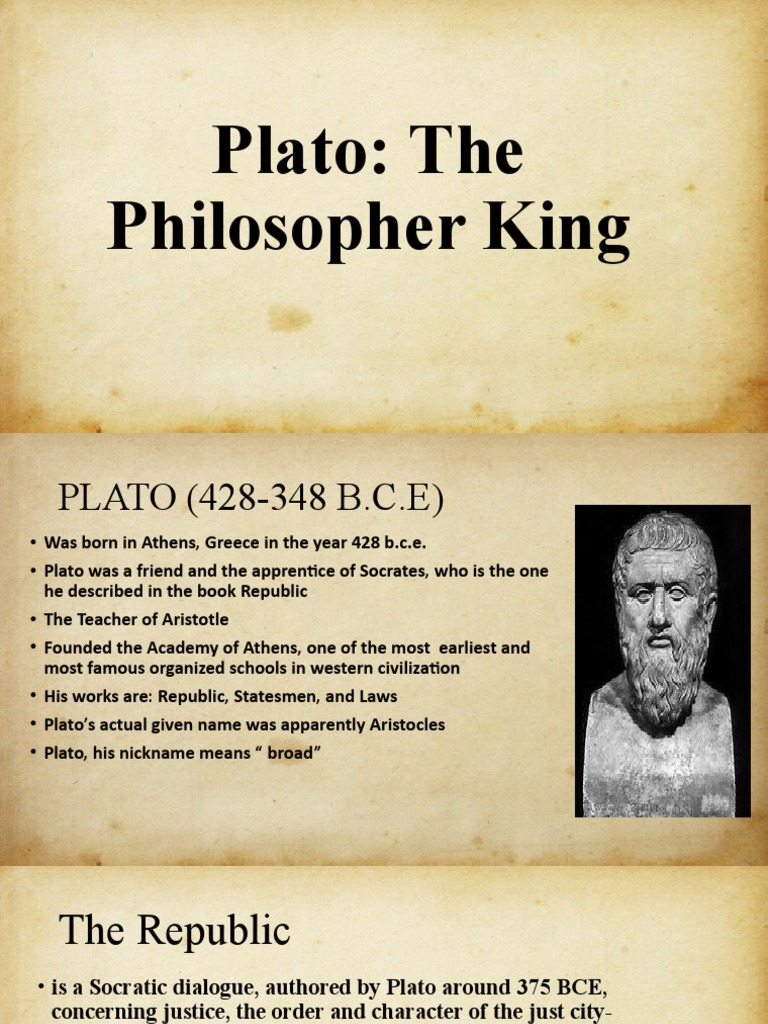 Plato: The Philosopher King | PDF | Plato | Socrates