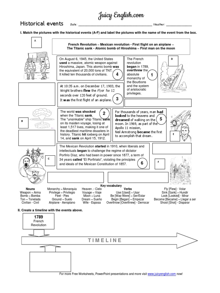 3rdGrade-Unit4-1 Historical Events | PDF | Nature