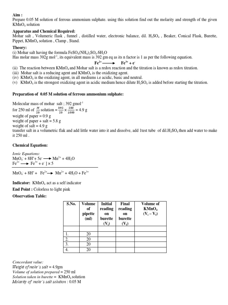 Titration - Final | PDF | Titration | Chemistry