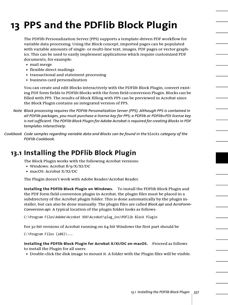 13 Pps and The Pdflib Block Plugin | PDF | Page Layout | Computer File