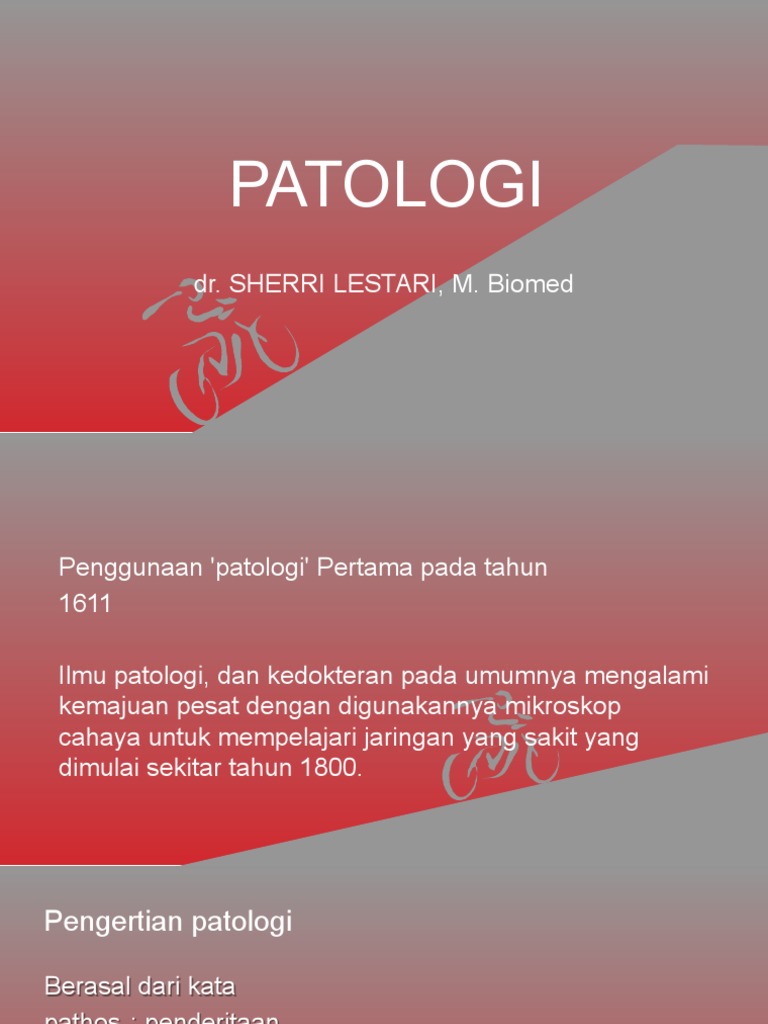 Definisi Patologi | PDF