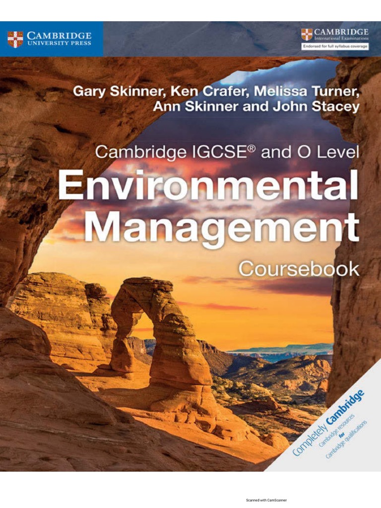 Cambridge Environmental Management Coursebook | PDF